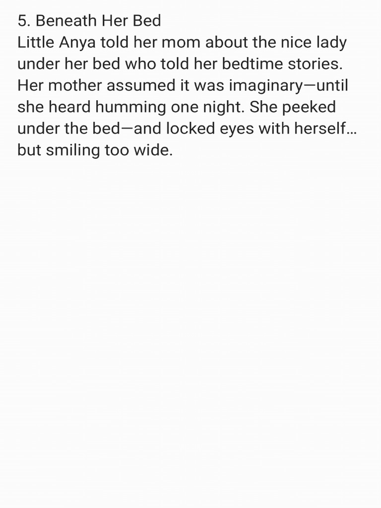 Beneath Her Bed | PDF