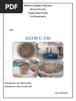Astm C-136 | PDF | Particle Size Distribution