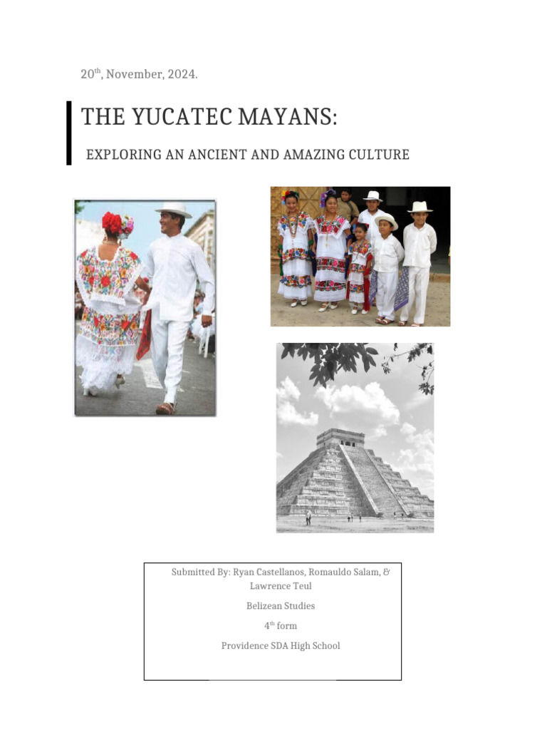 Yucatec Mayans: Culture and History Overview | PDF | Maya Civilization ...
