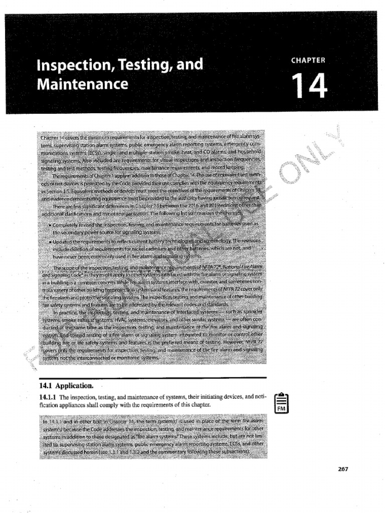 Nfpa 72-2019-Chapter-14 | PDF