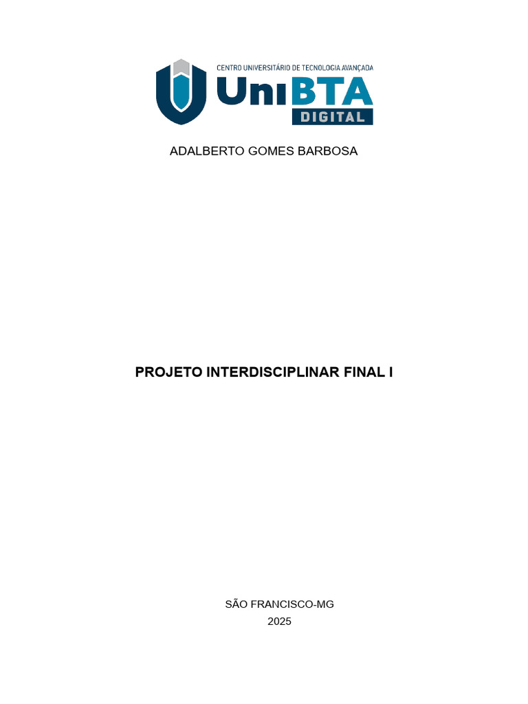 PROJETO INTERDISCIPLINAR_ | PDF | Pedagogia | Aprendizado