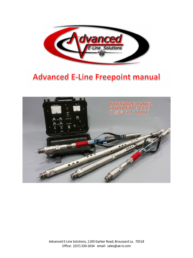 Advanced E-Line FPT Tool Overview | PDF | Pipe (Fluid Conveyance ...