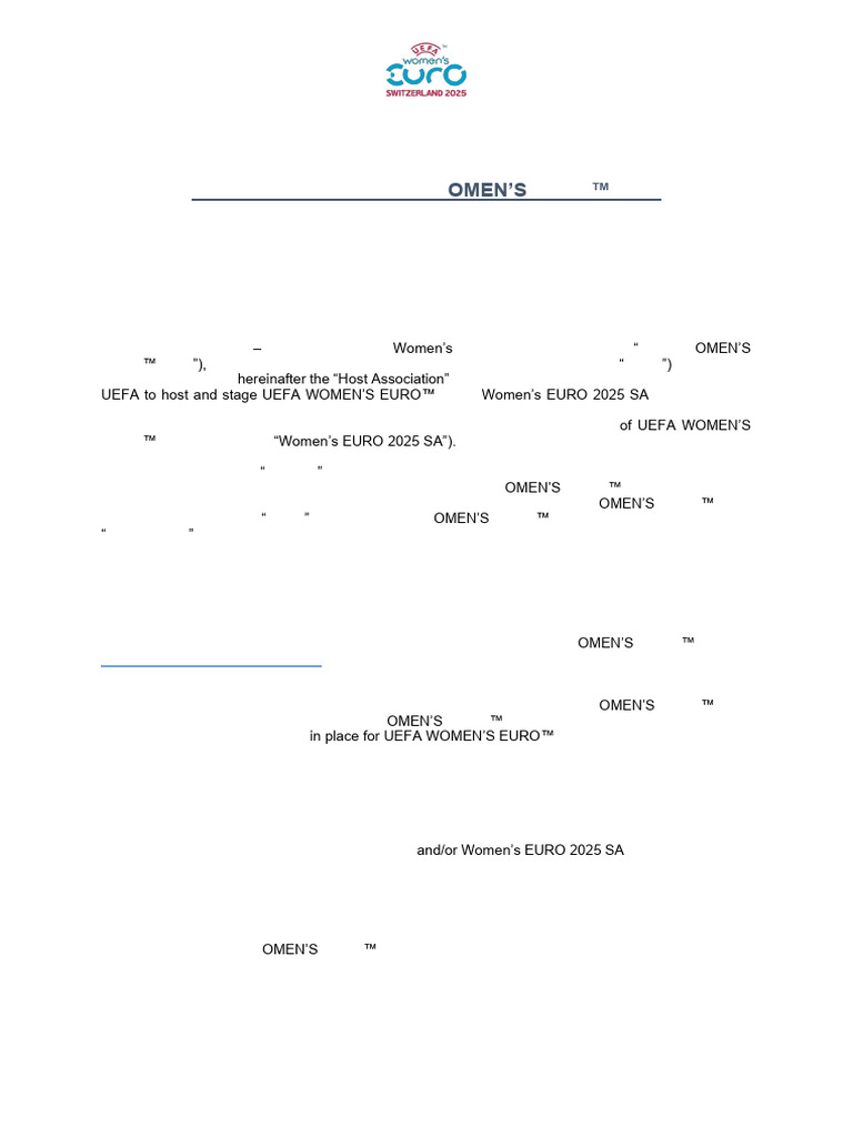 Weuro 2025 Stadium Rules en | PDF