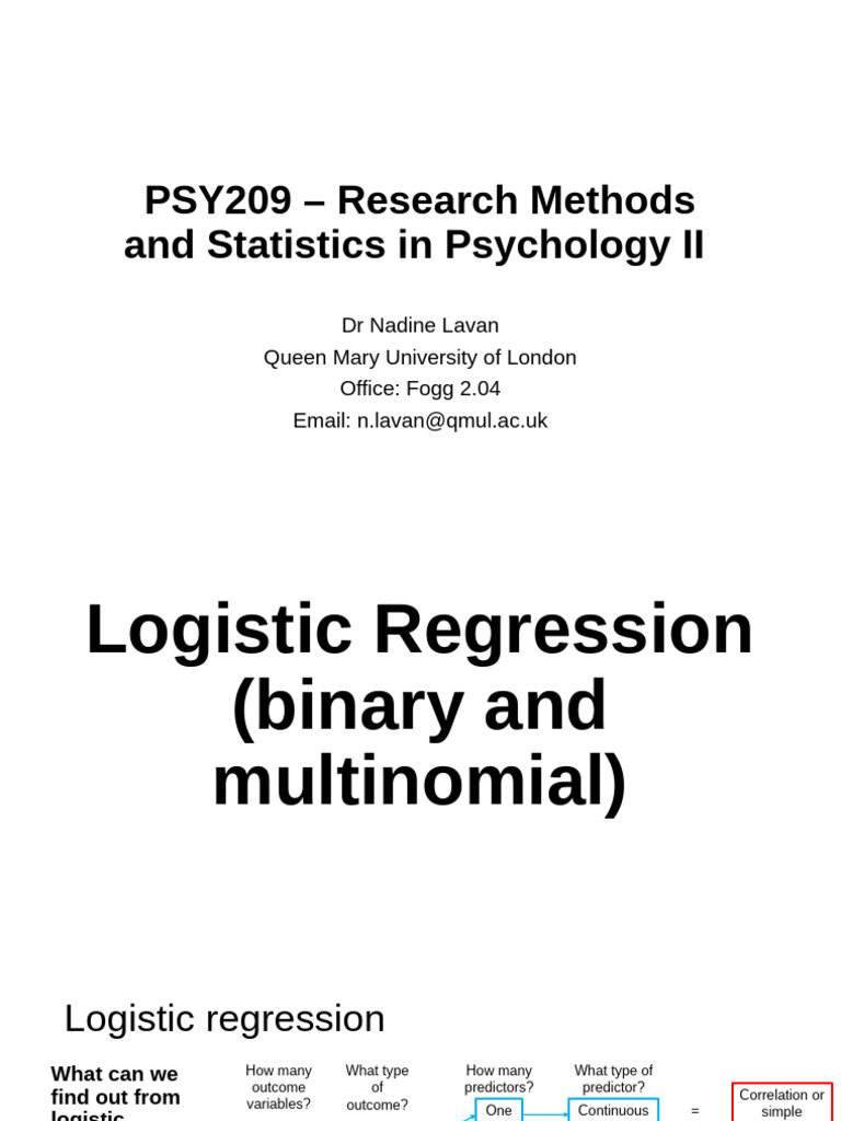 Logistic Regression in SPSS Explained | PDF | Logistic Regression | Regression Analysis