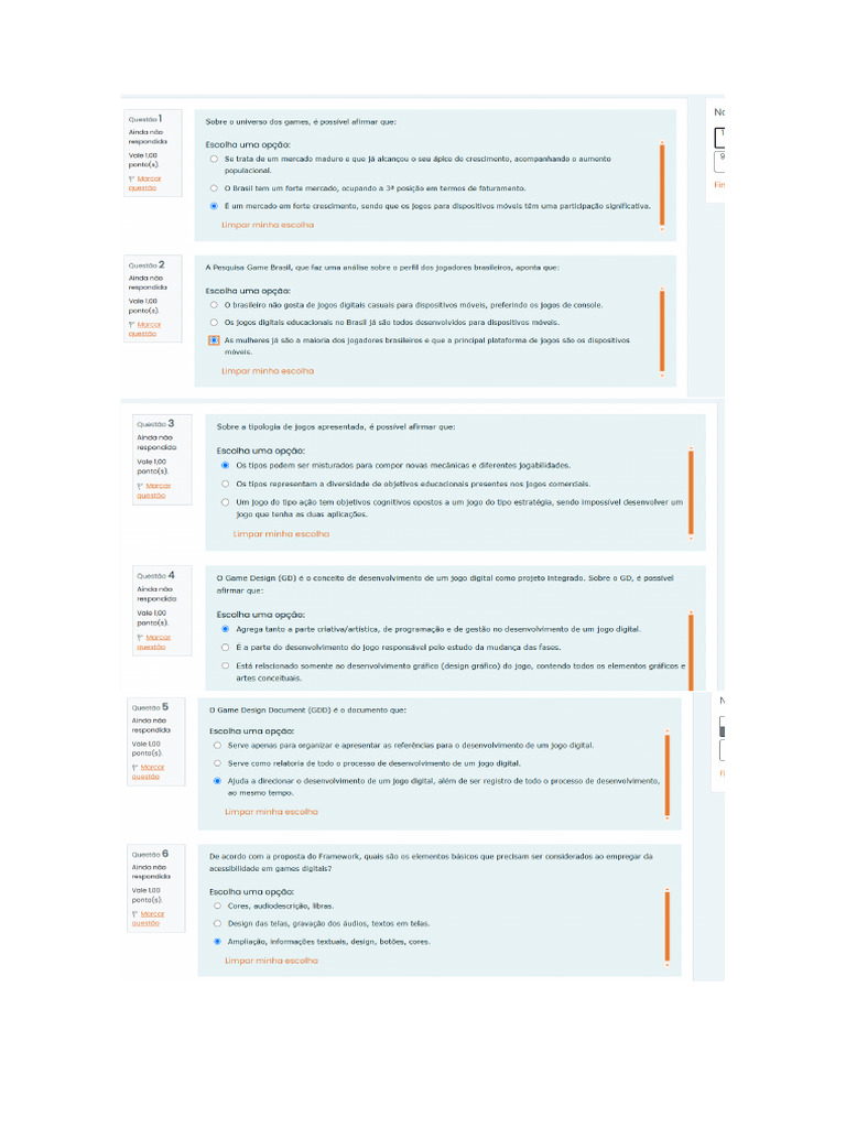 Questionário | PDF