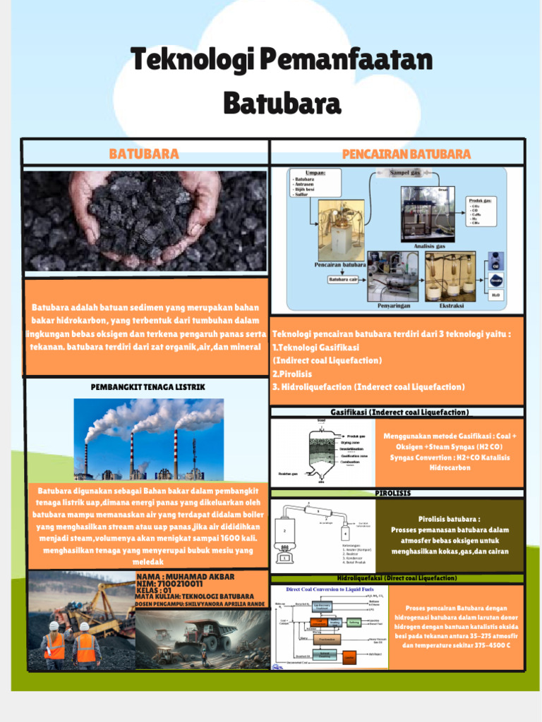 Teknologi Pencairan Batubara dan Pemanfaatannya | PDF