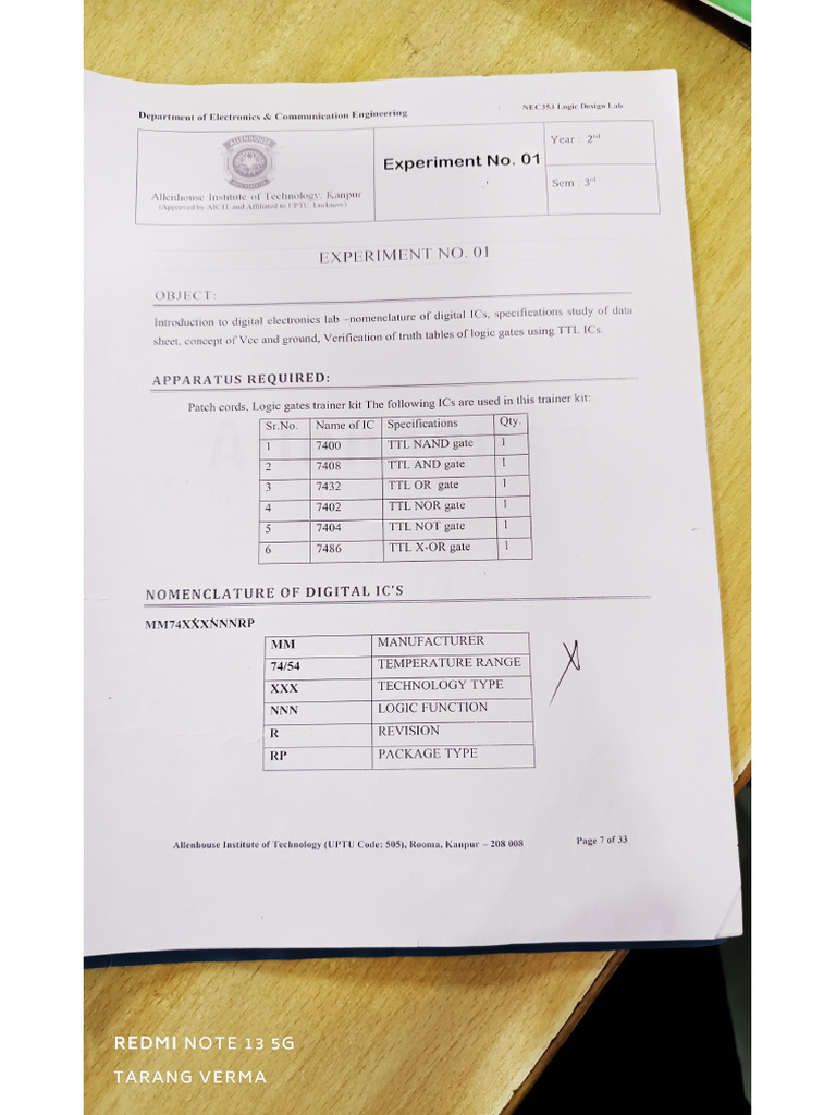 Experiment 2 Electronics | PDF