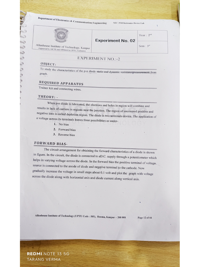 Experiment 4 | PDF