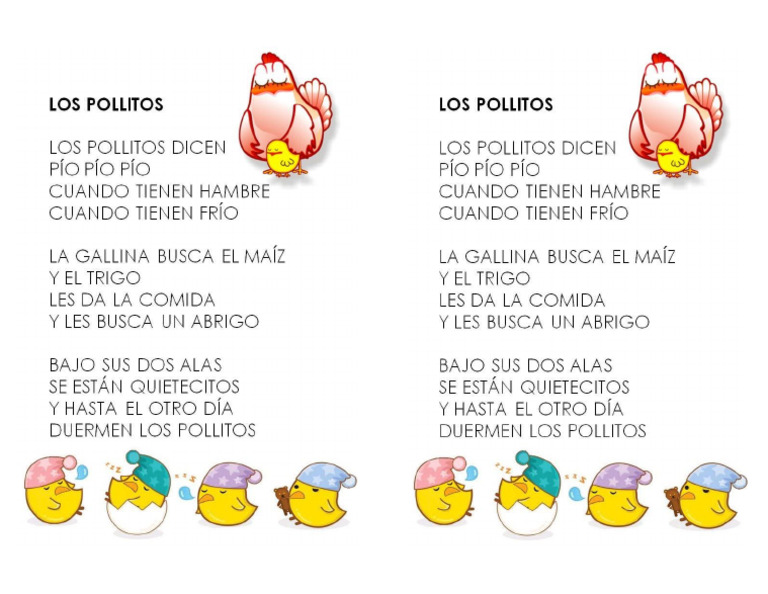 1 Los Pollitos Dicen | PDF