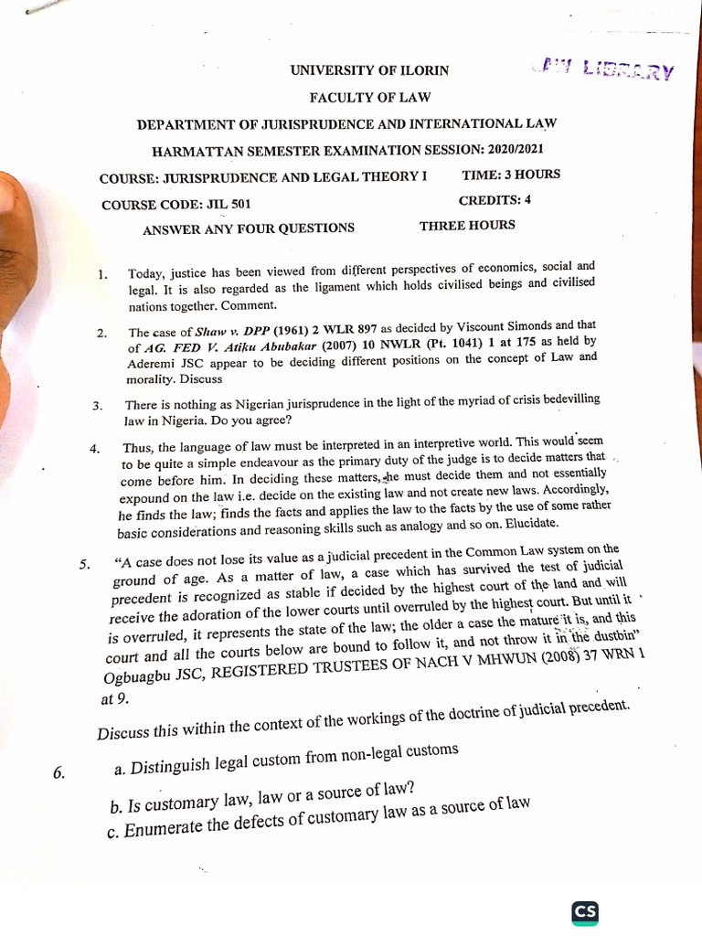 Jurisprudence PQ | PDF