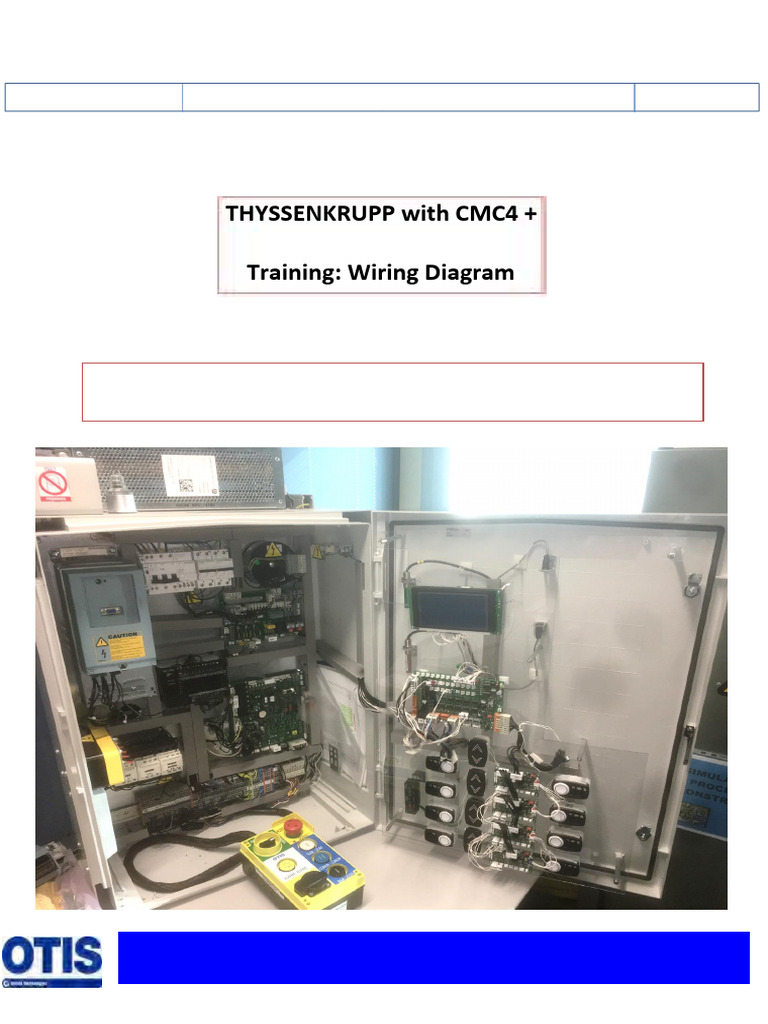 CMC4. Training On Wiring Diagram | PDF | Elevator | Electrical Engineering