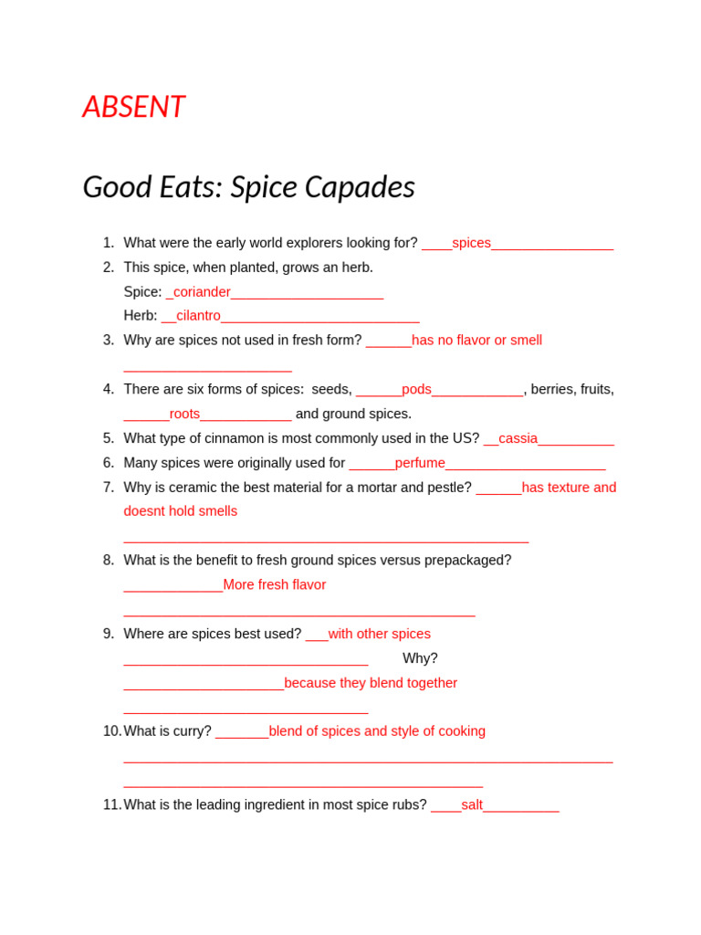 Good Eats Spice Capades-1 | PDF