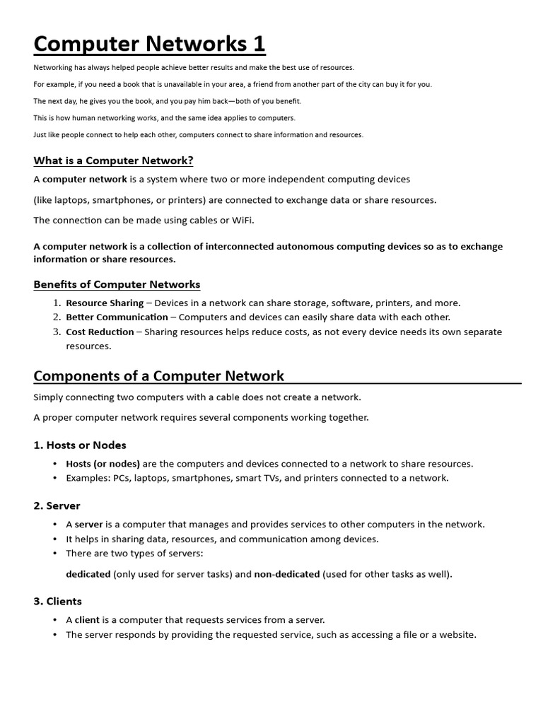 Computer Networks CBSE Class 12 | PDF | Network Topology | Computer Network