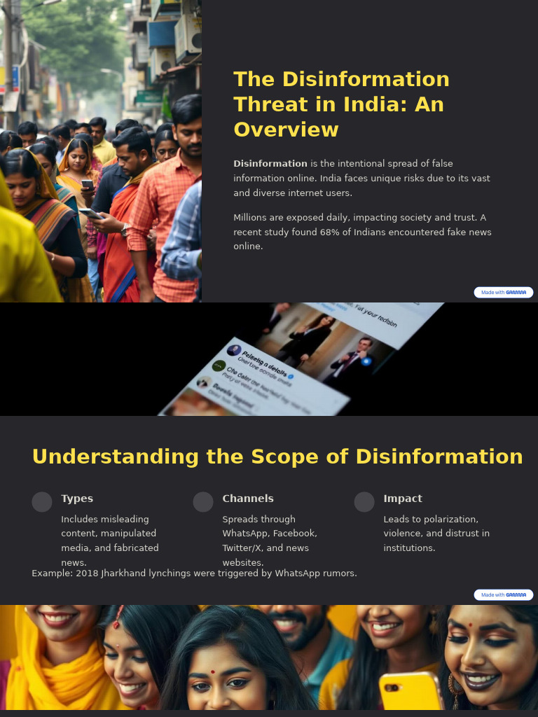 The Disinformation Threat in India An Overview | PDF | Public Sphere ...