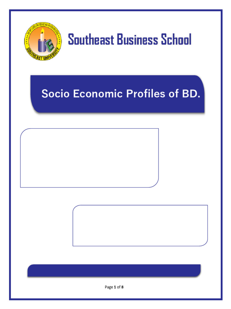 Socio Economic by Shahriar 03 | PDF | Poverty | Poverty & Homelessness