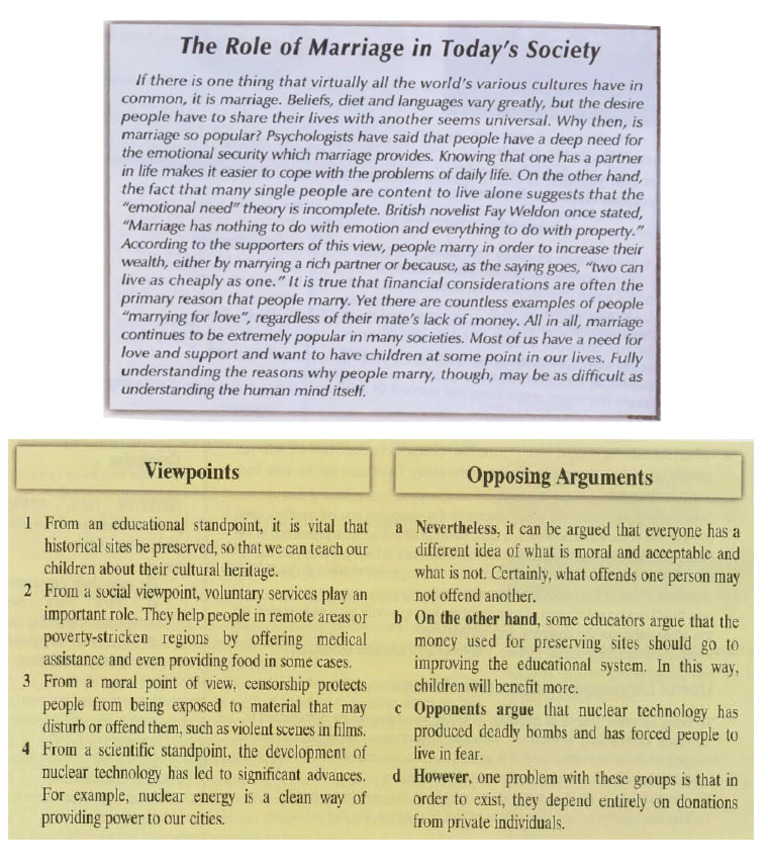 Discursive Essay Text Analisys | PDF