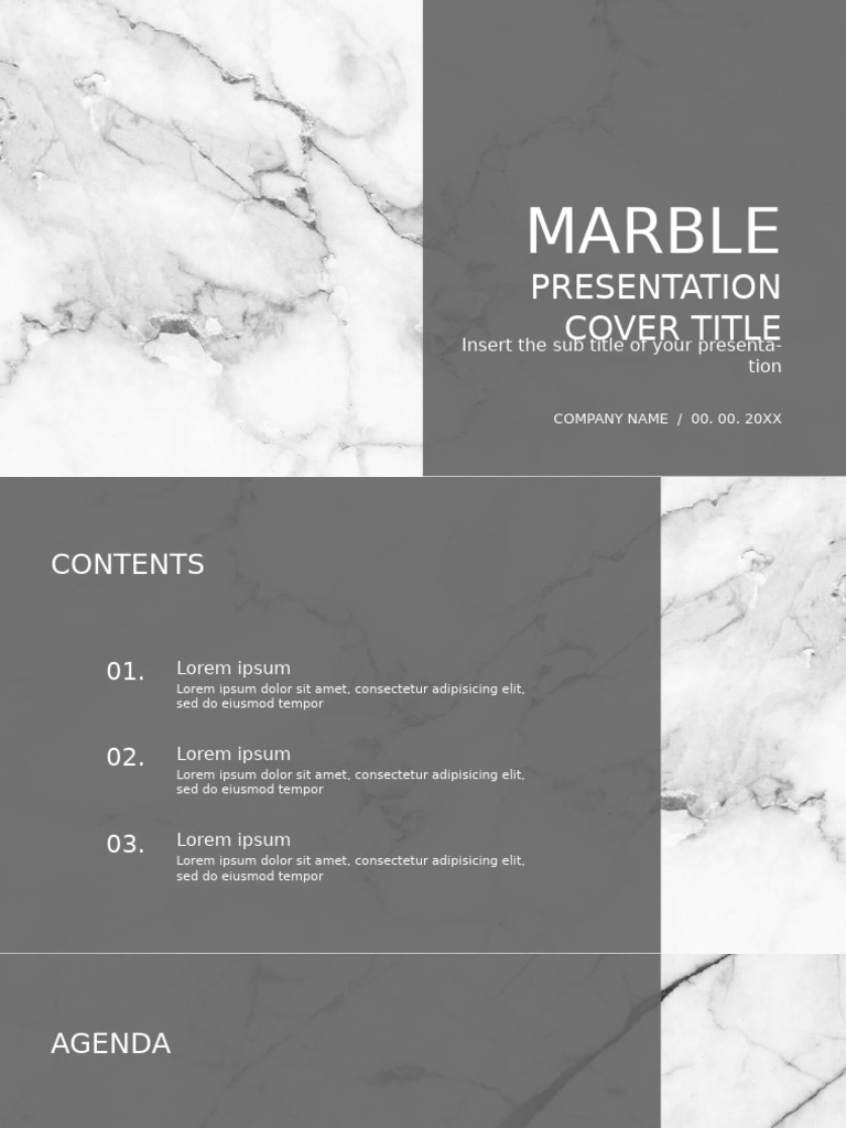 Marble PowerPoint Backgrounds | PDF