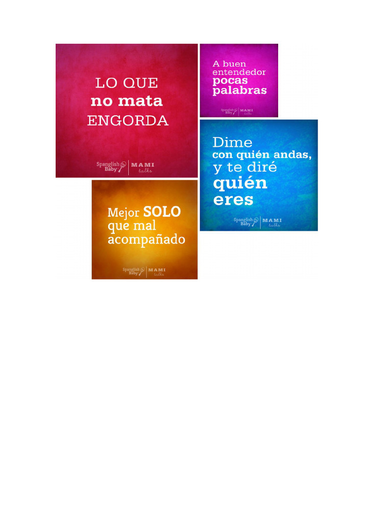 Dichos 2 | PDF