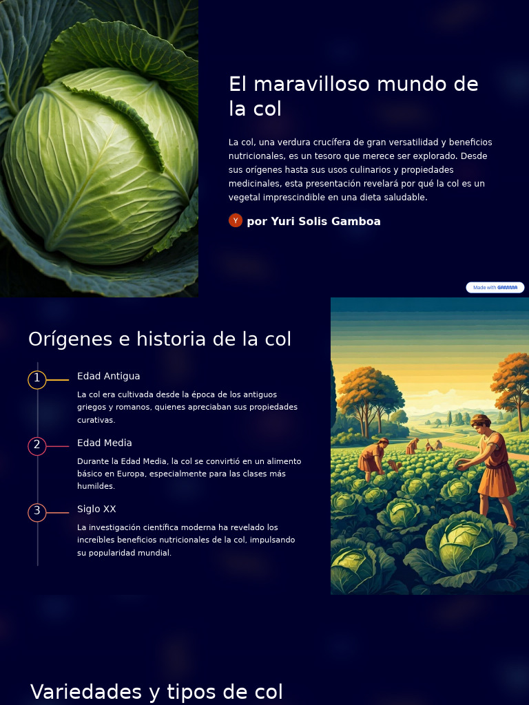 El Maravilloso Mundo de La Col | PDF | Repollo | Nutrición