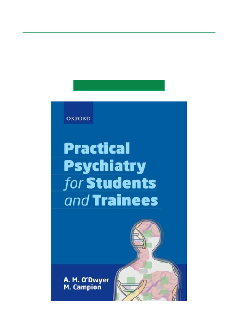 Practical Psychiatry for Students | PDF | Psychiatry | Mental Disorder