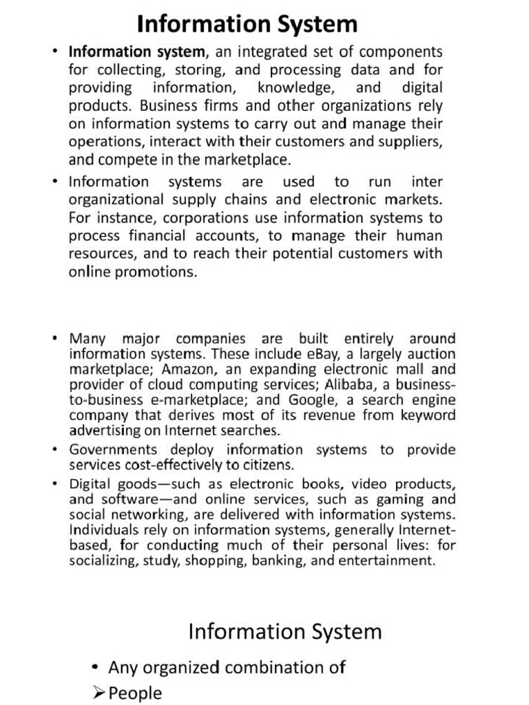 Slide-7 (Introduction To Information System) | PDF