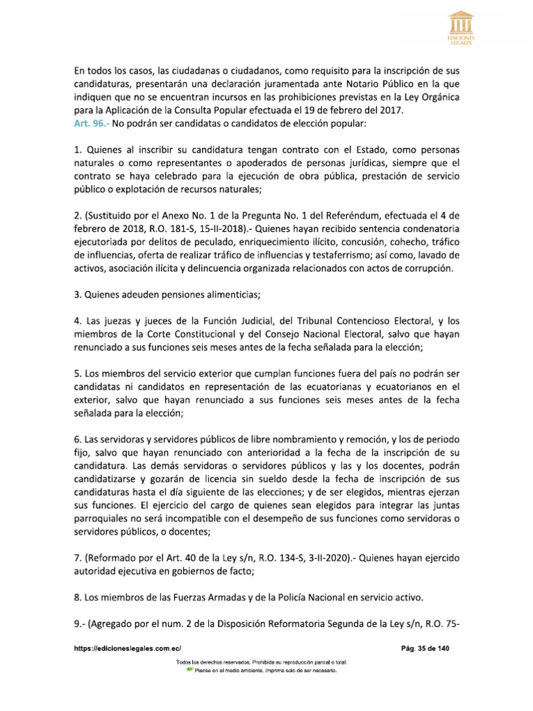 codigo de la democracia | PDF