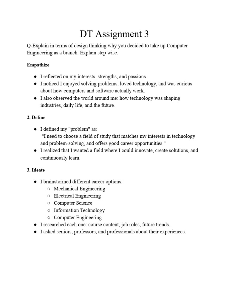 B035 - DT Assignment 3 | PDF