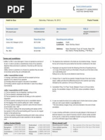 Sample Dummy Bus Ticket Format | PDF | Transport | Public Transport