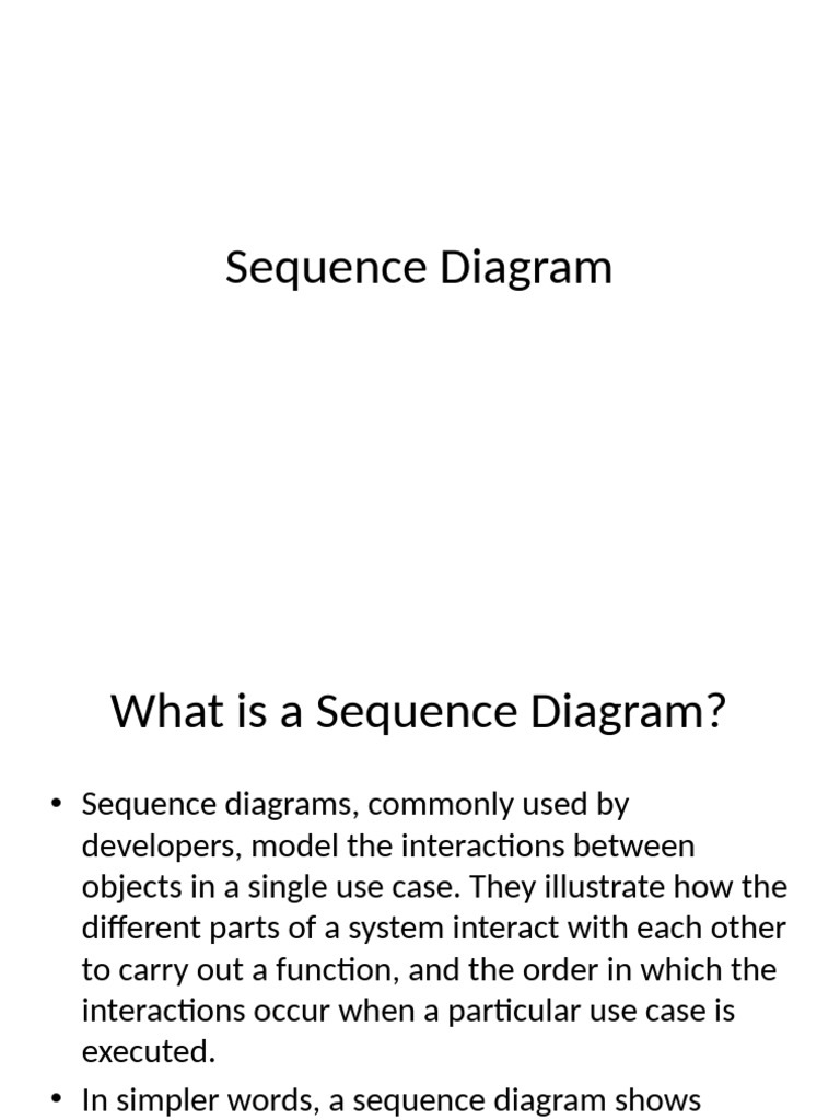 Sequence Diagram | PDF | Computing | Software Engineering