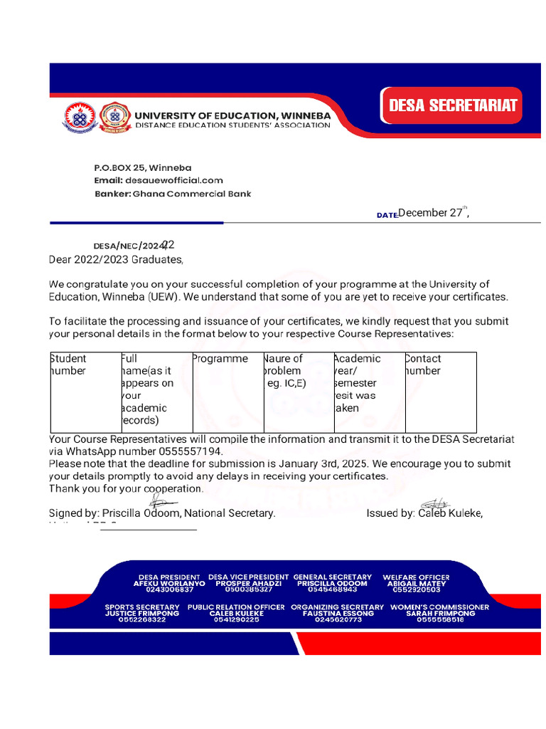 Certificates Issuance | PDF