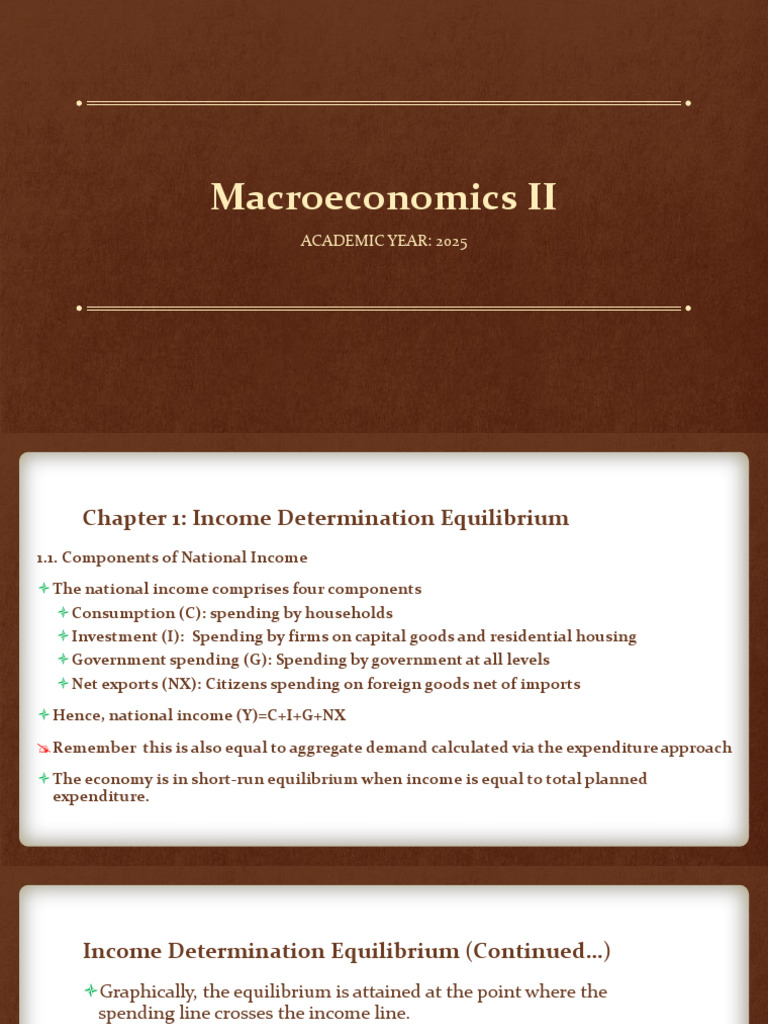 Macroeconomics II: Income & Consumption | PDF | Demand For Money ...