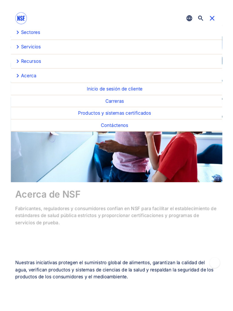 Acerca de NSF - NSF | PDF | Fundación Nacional de Ciencia | Marca