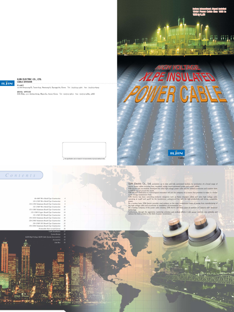 XLPE Cable With AL Conductor | PDF | Electrical Conductor | Insulator (Electricity)