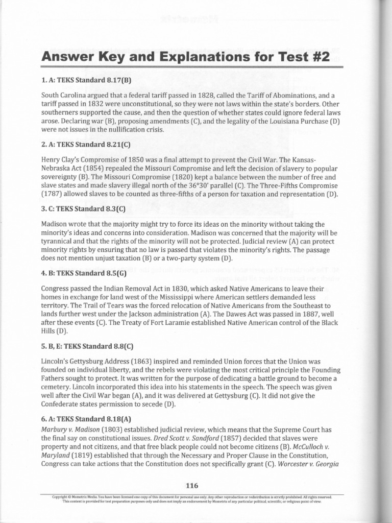 STAAR Practice Test 2 2025 KEY | PDF