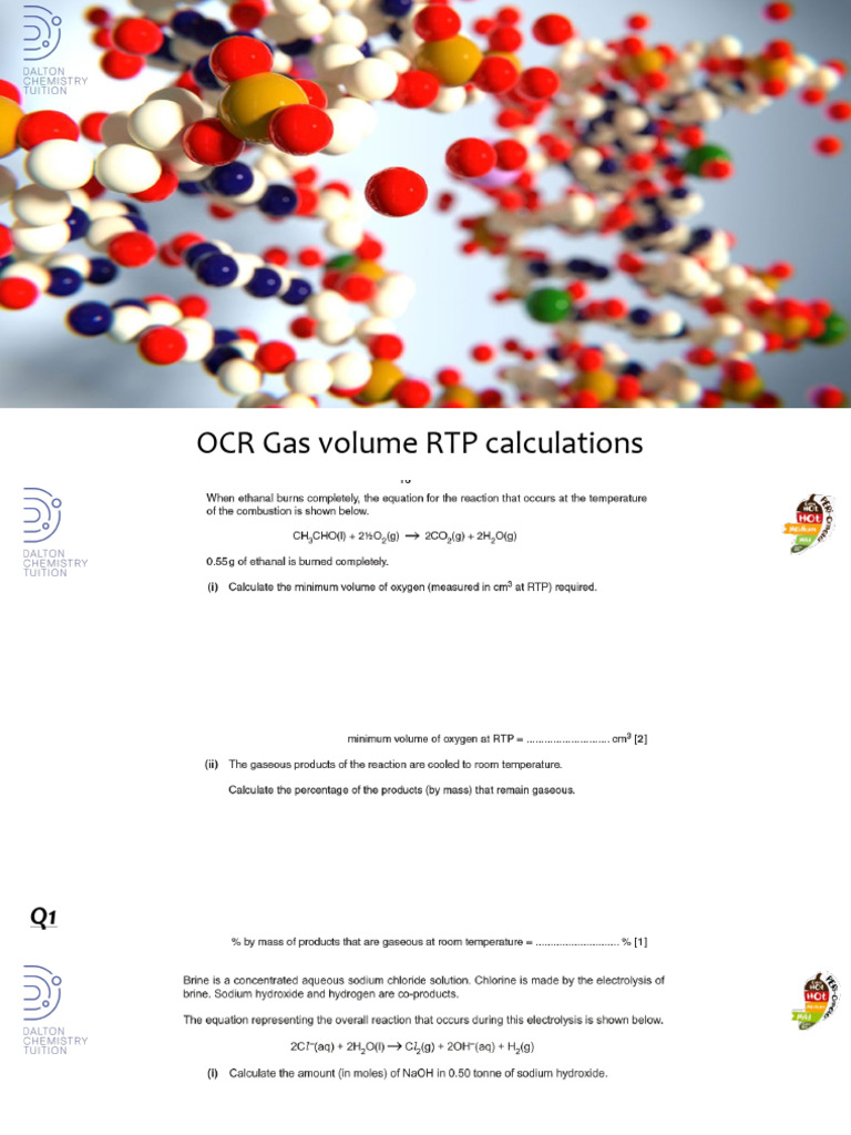 Gas Volumes OCR | PDF