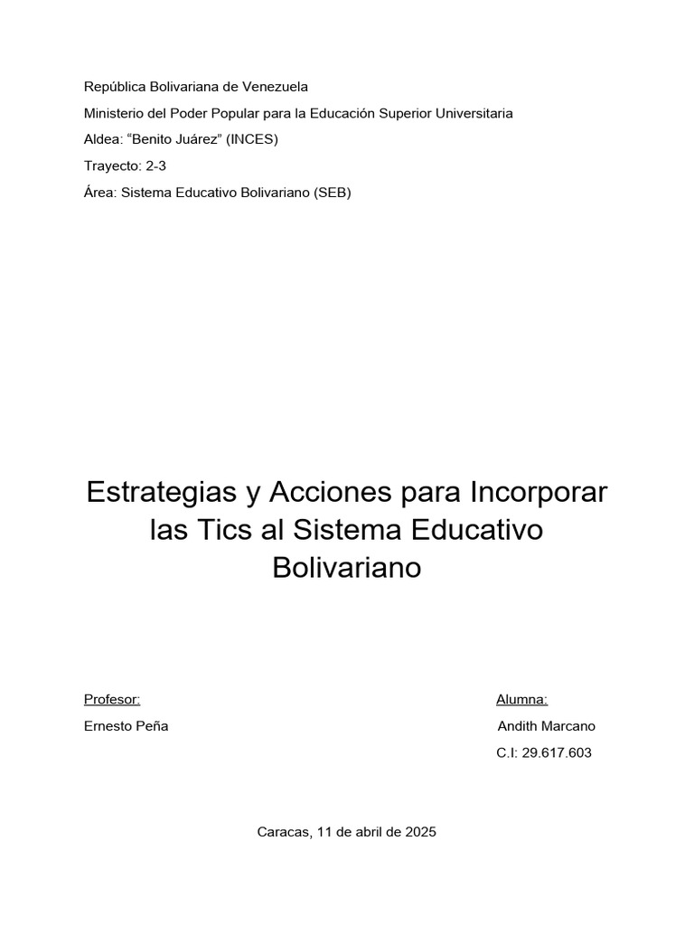 Trabajo Andith 11-04-2025 | PDF | Tecnología de información y ...