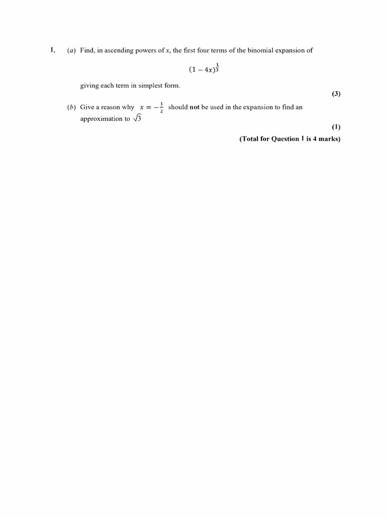 Binomial Expansion and Logarithmic Estimation | PDF | Circle | Equations