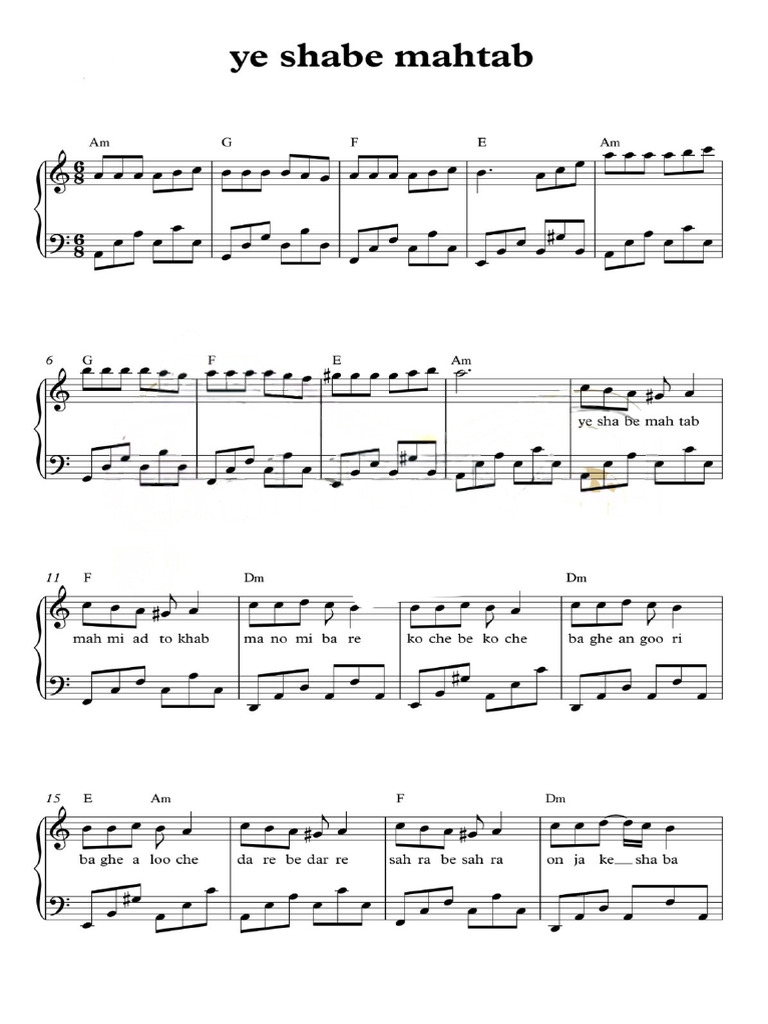 Ye Shabe Mahtab | PDF
