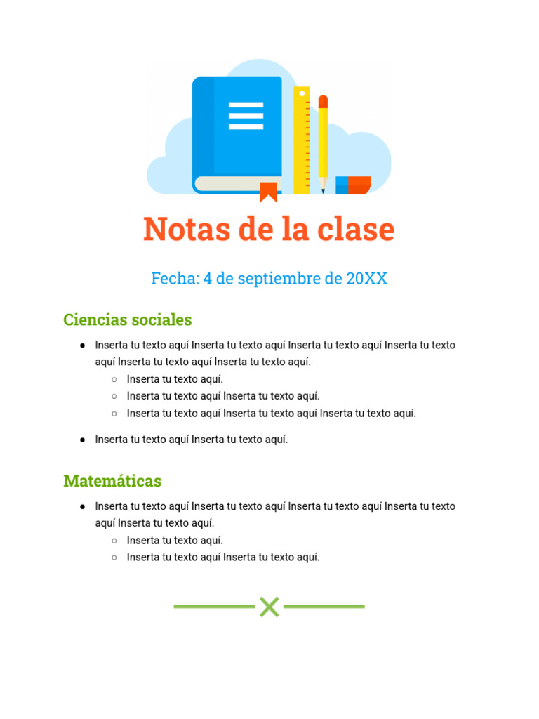 Notas de la clase | PDF