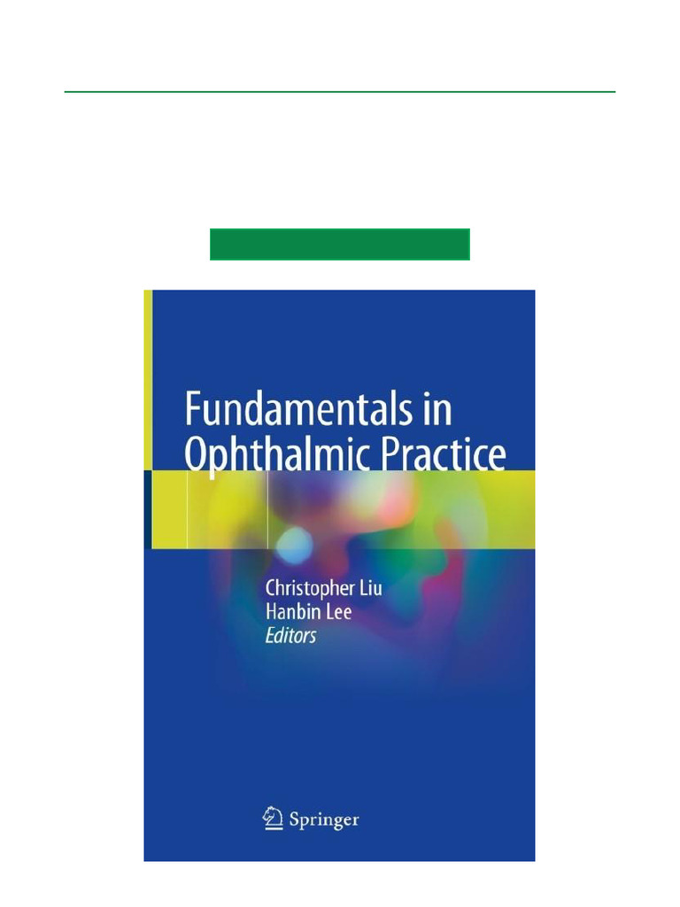 Fundamentals in Ophthalmic Practice - 1st Edition PDF | PDF ...