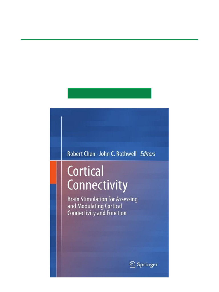 Cortical Connectivity Brain Stimulation for Assessing and Modulating Cortical Connectivity and ...