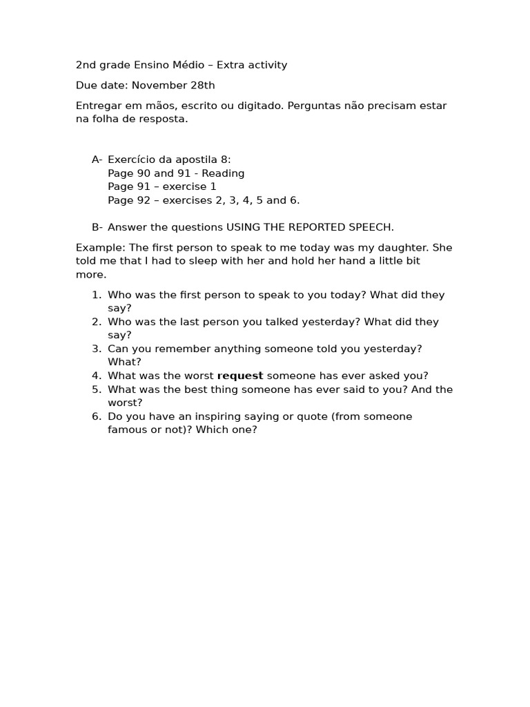 2nd Grade EM - Extra Activity | PDF