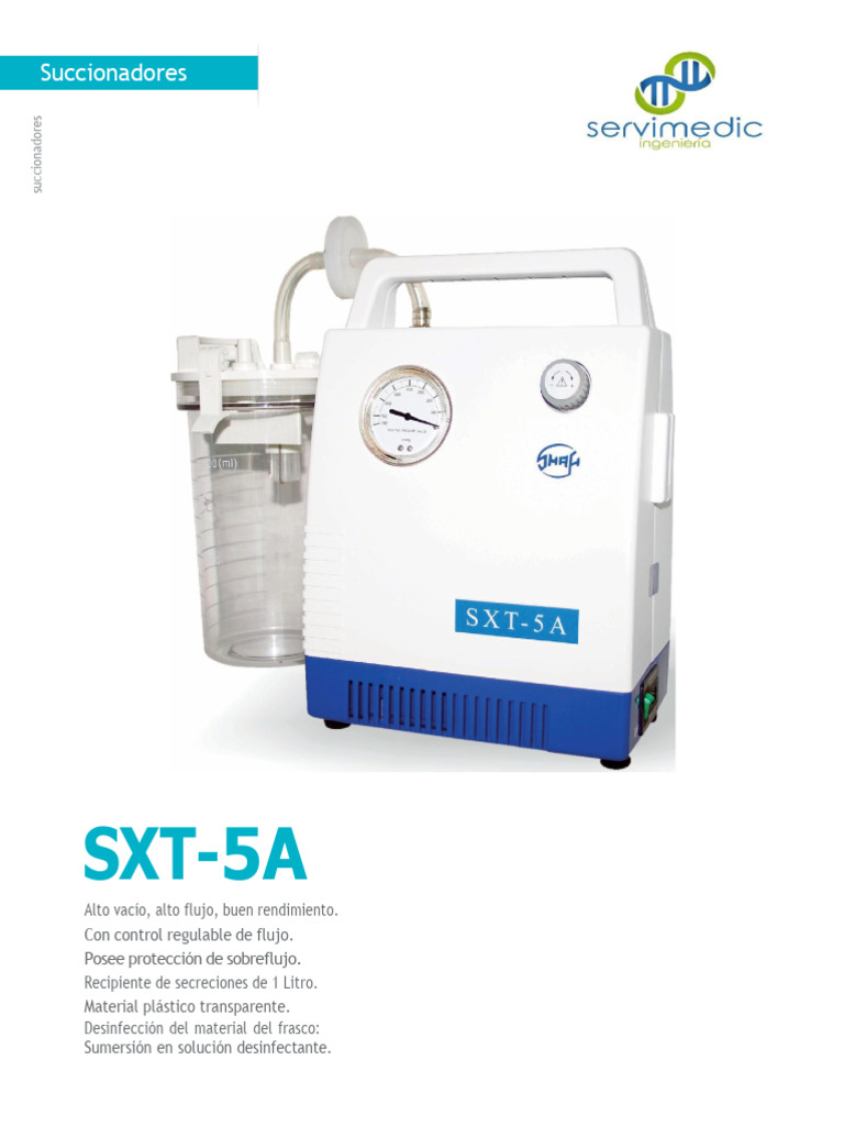 Ficha Tecnica Succionador SXT-5A | PDF