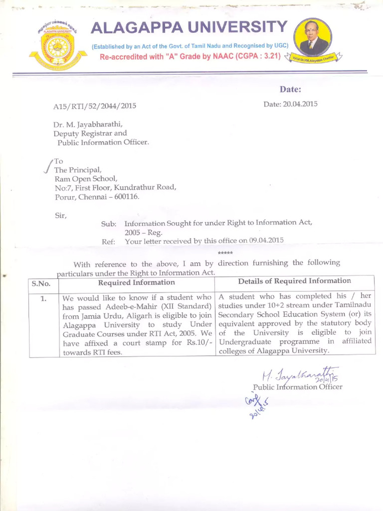 Alagappa University | PDF