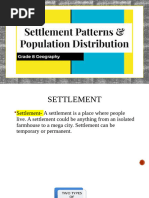 Types and Patterns of Settlement | PDF | Rural Area