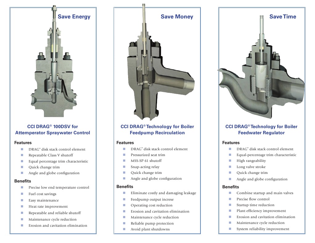 CCI Control Valves For Fossil Applications | PDF | Valve | Pump
