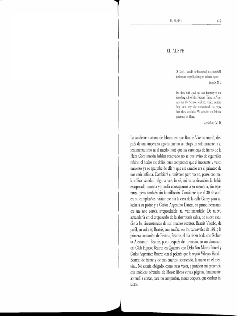 Borges - El Aleph | PDF