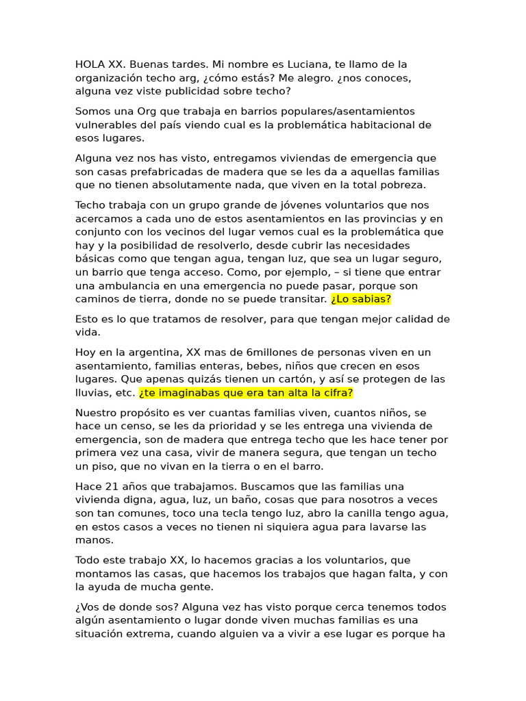 Guion Techo Alt | PDF