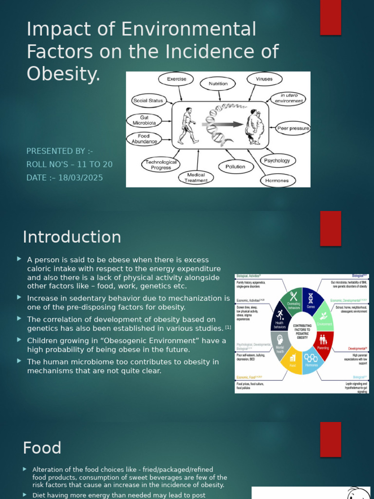 Environmental Factors Influencing Obesity | PDF | Obesity | Appetite