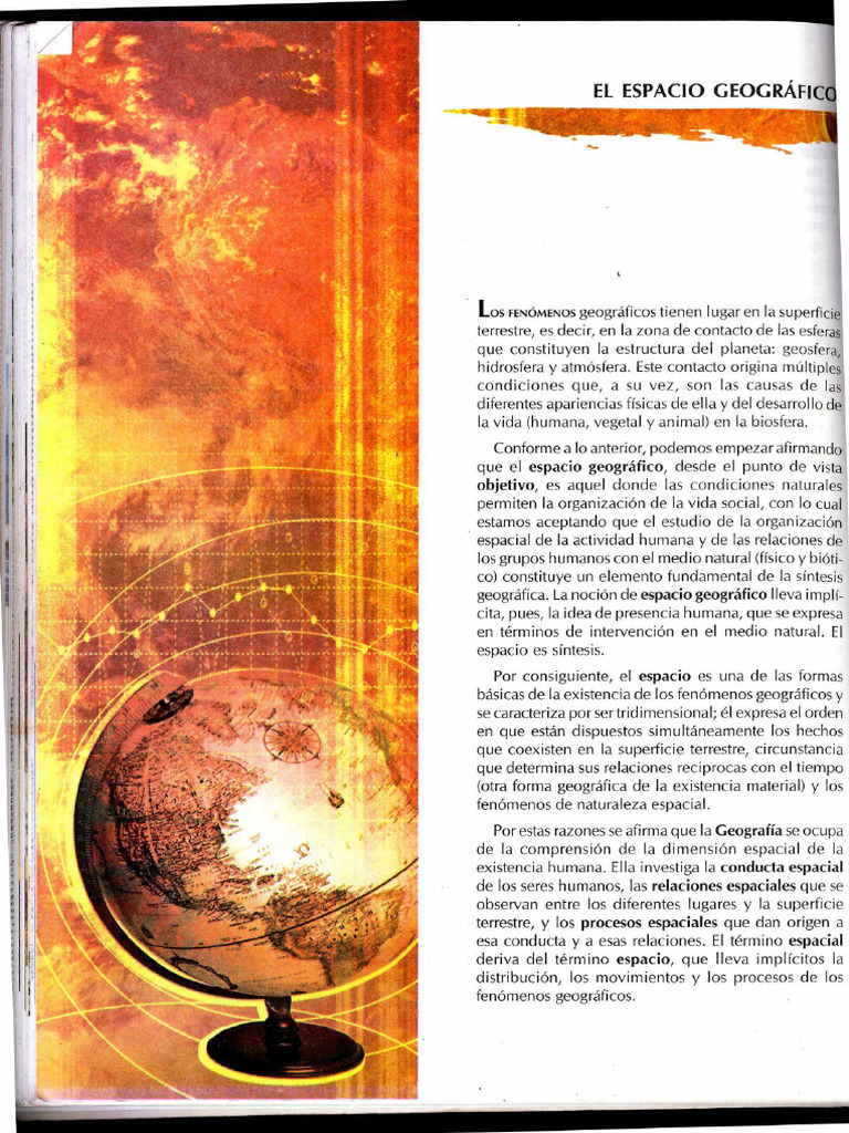 El Espacio Geografico | PDF | Geografía | Paisaje